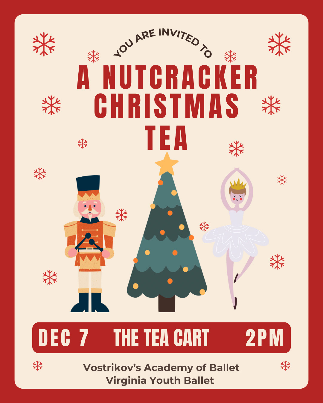 Nutcracker Tea with Vostrikov Ballet - Northern Shenandoah Valley